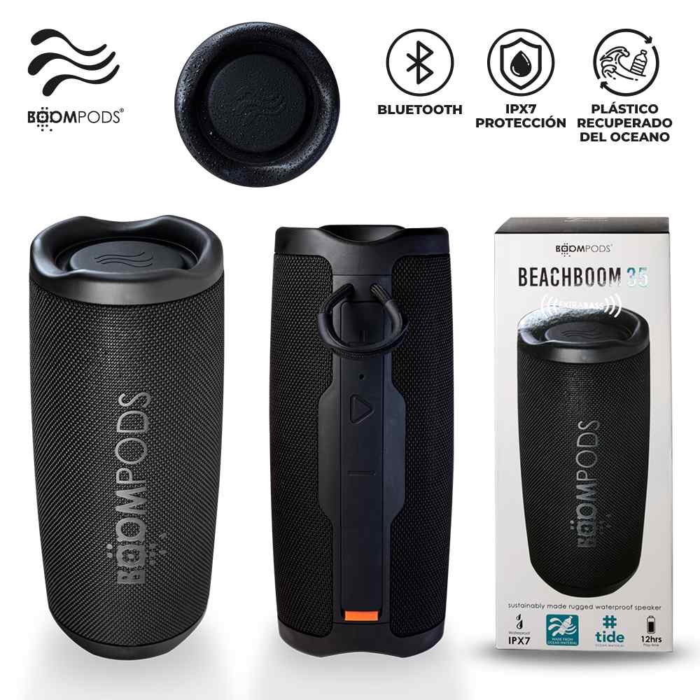 SPEAKER BLUETOOTH BEACH 35 BOOMPODS - TiendasMG
